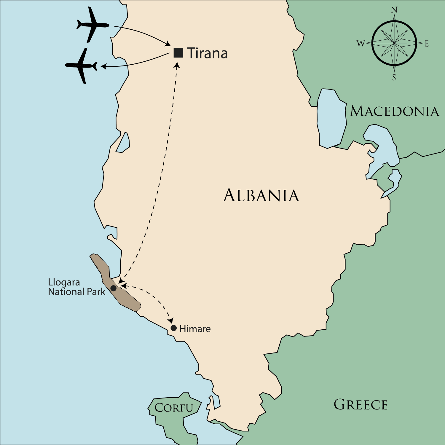 Albania's Ionian Coast Walking Holiday